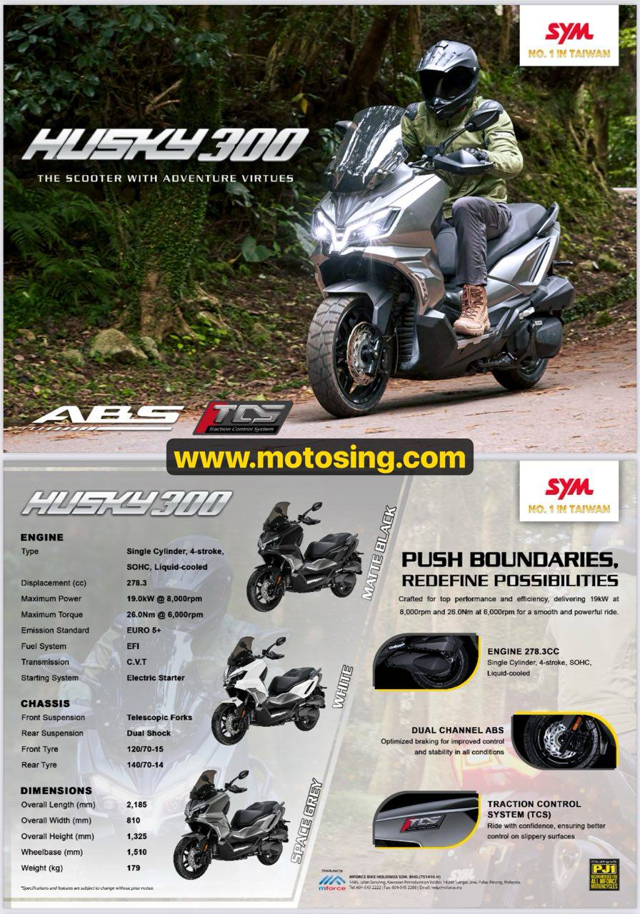 Sym Husky 300 - Motosing | MOTOSING